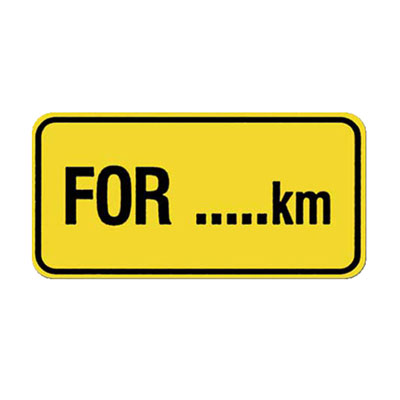 HAZARD LENGTH Tab Sign | WA-6T Traffic Signs Sign | INPS Traffic