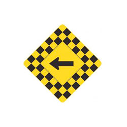 Checkerboard One Direction Sign | INPS Graphics