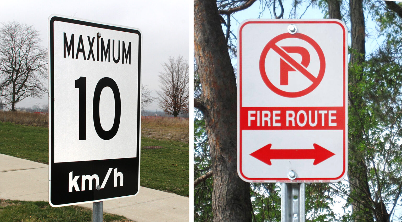 Parking Lot Signs for Condominiums - International Name Plate Supplies Ltd.