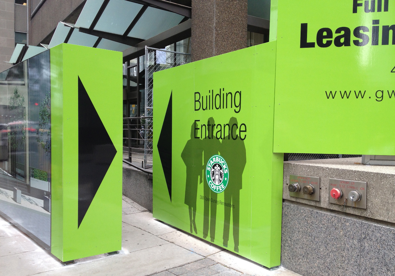 Hoarding Graphics - International Name Plate Supplies Ltd.